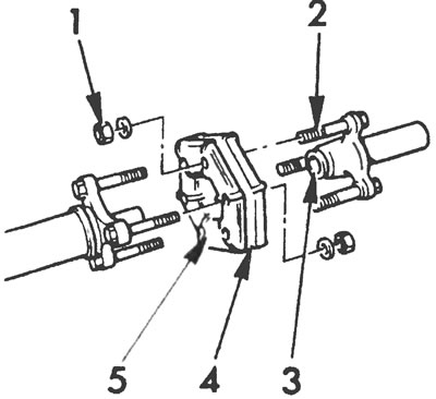 Elastic quibo type hinge — removal and installation (Transmission ...
